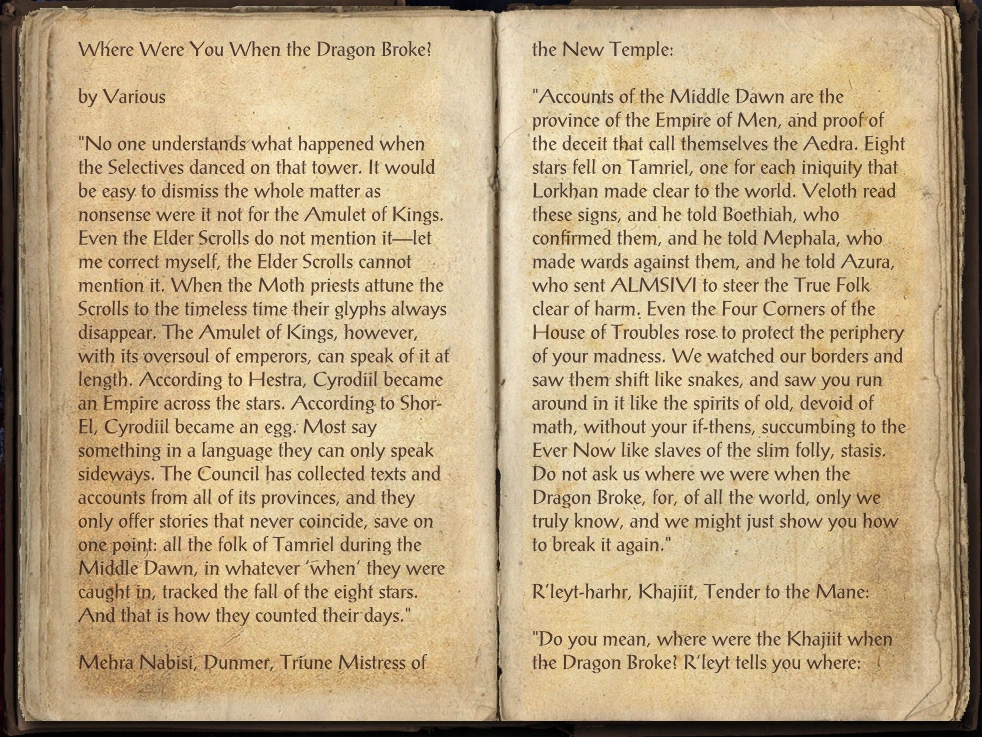 When the Dragon Broke | Cesarska Biblioteka | Fandom