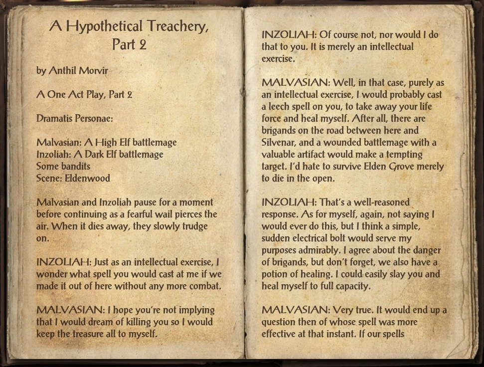 A Hypothetical Treachery, Part 2 | Cesarska Biblioteka | Fandom