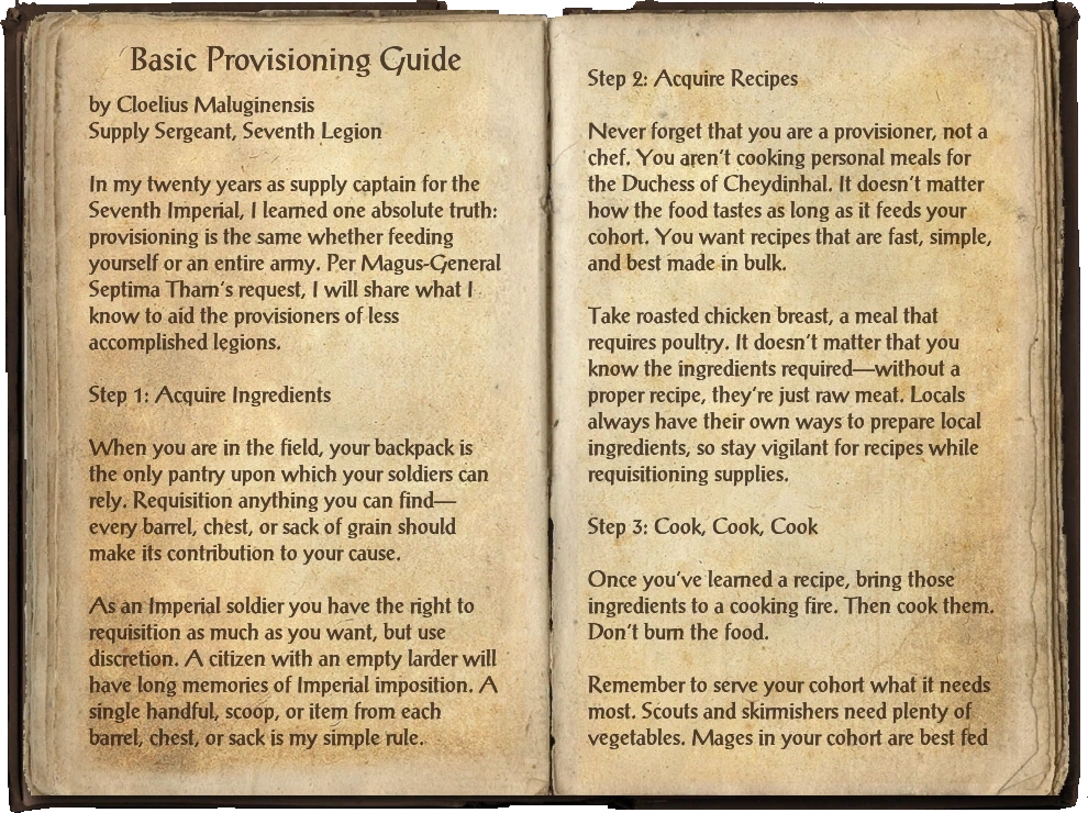 Basic Provisioning Guide | Cesarska Biblioteka | Fandom