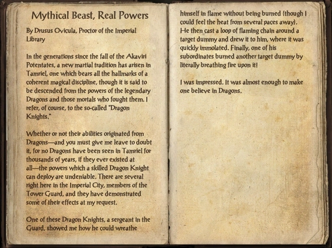 Mythical Beast, Real Powers | Cesarska Biblioteka | Fandom