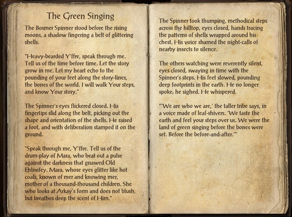 The Green Singing | Cesarska Biblioteka | Fandom