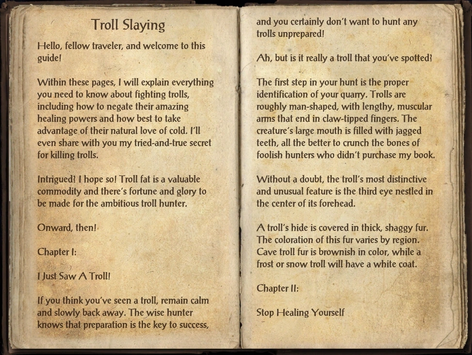 Troll Slaying | Cesarska Biblioteka | Fandom