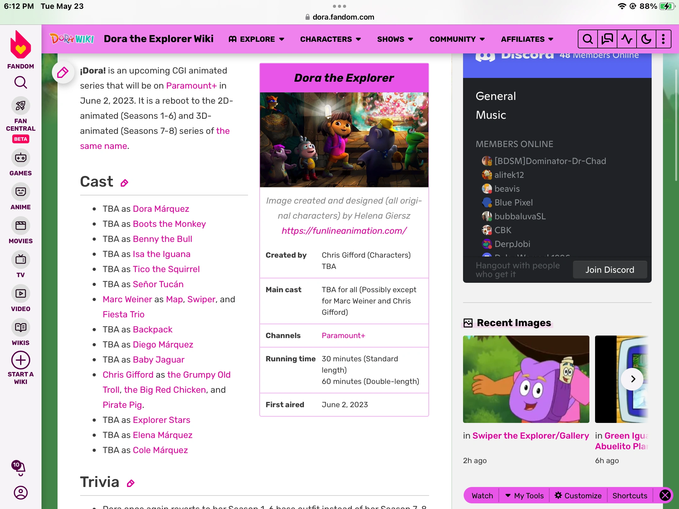 Hey guys is the Dora reboot actually coming out June 2 2023 | Fandom