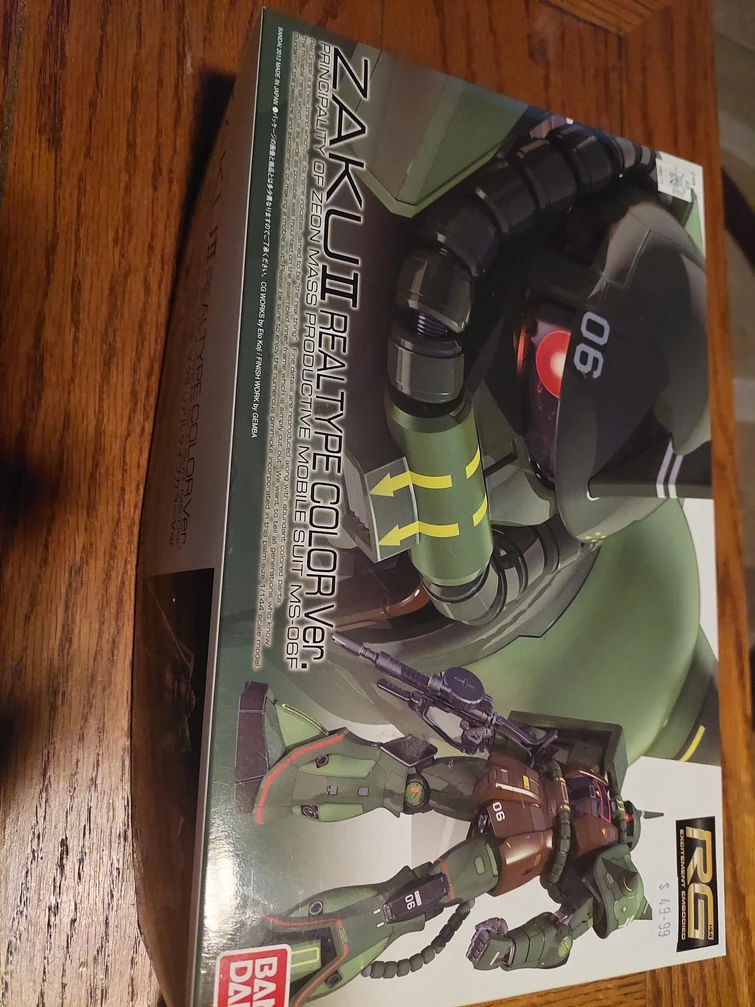 I'm currently building RG Zaku II real type color. | Fandom