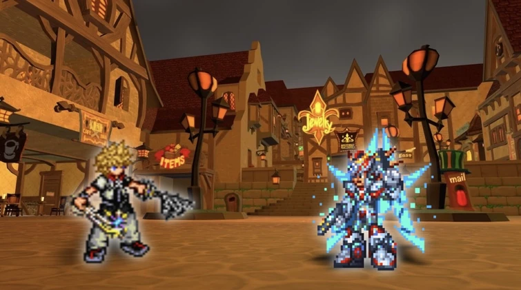 Roxas vs XDive Axl sprite art | Fandom