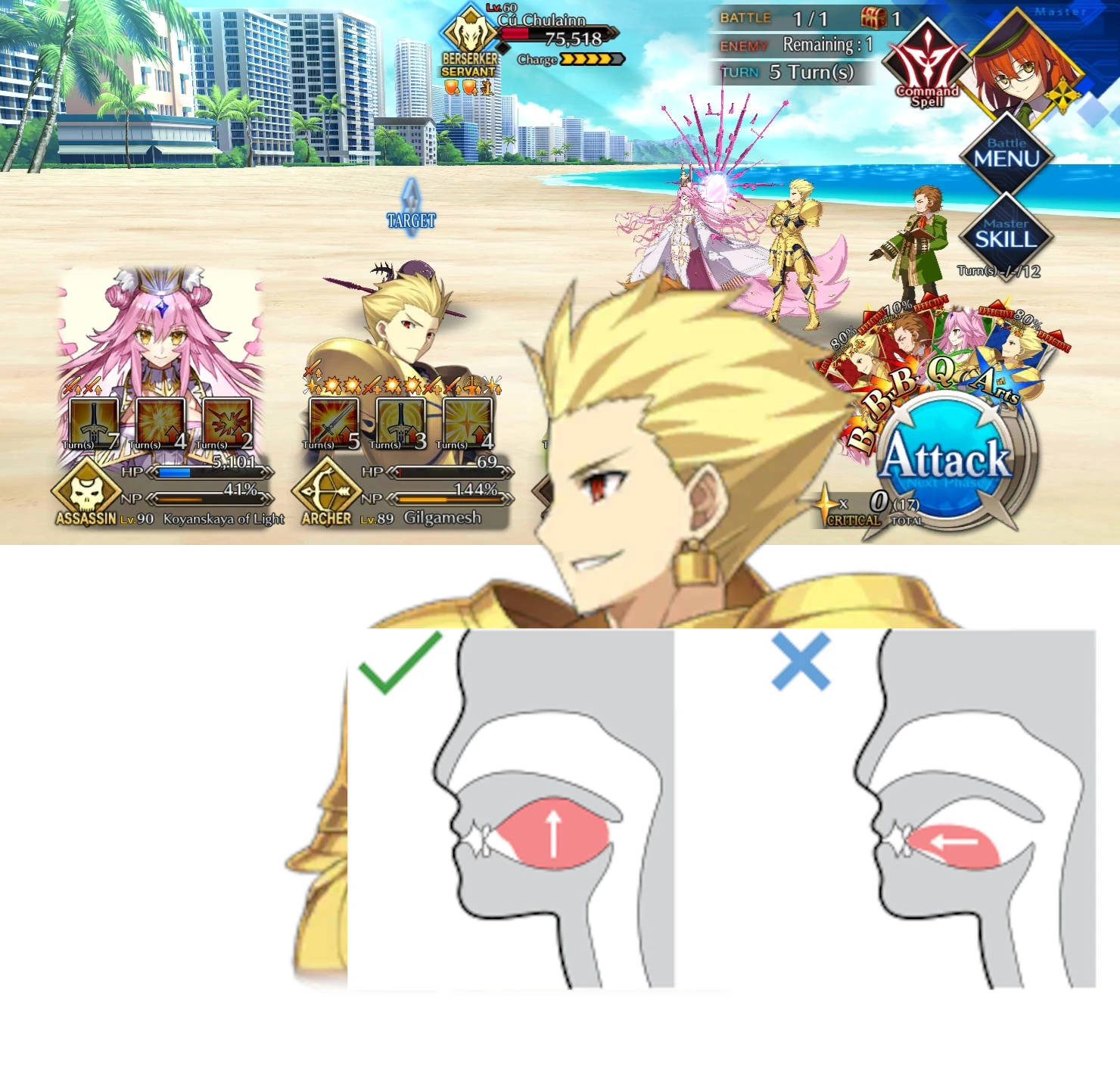 [F/GO Mewing] gilgamesh is on 69hp 😩 | Fandom