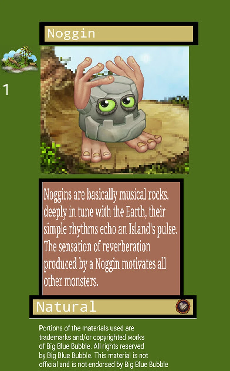Collector Cards: Plant Island Noggin | Fandom