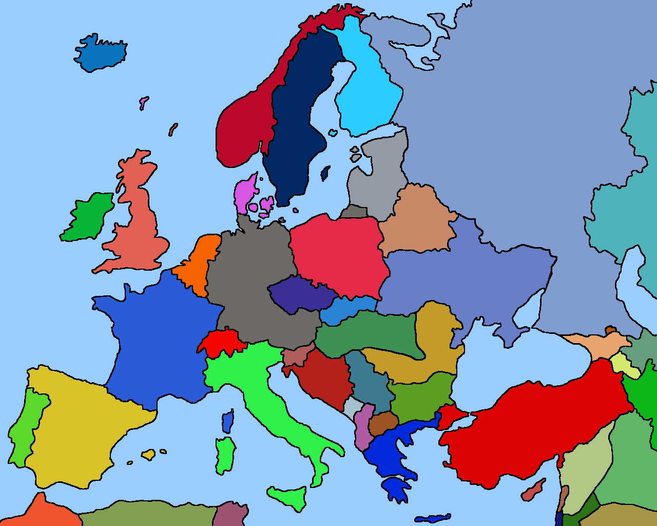Alternative map of europe | Fandom