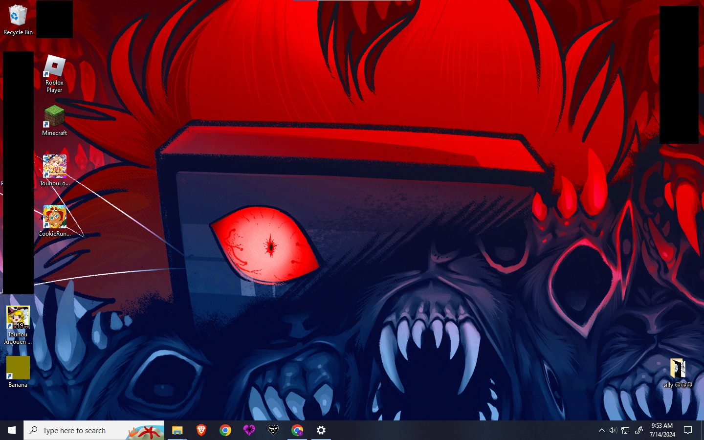 imagine just opening up the family computer and you see this as the ...