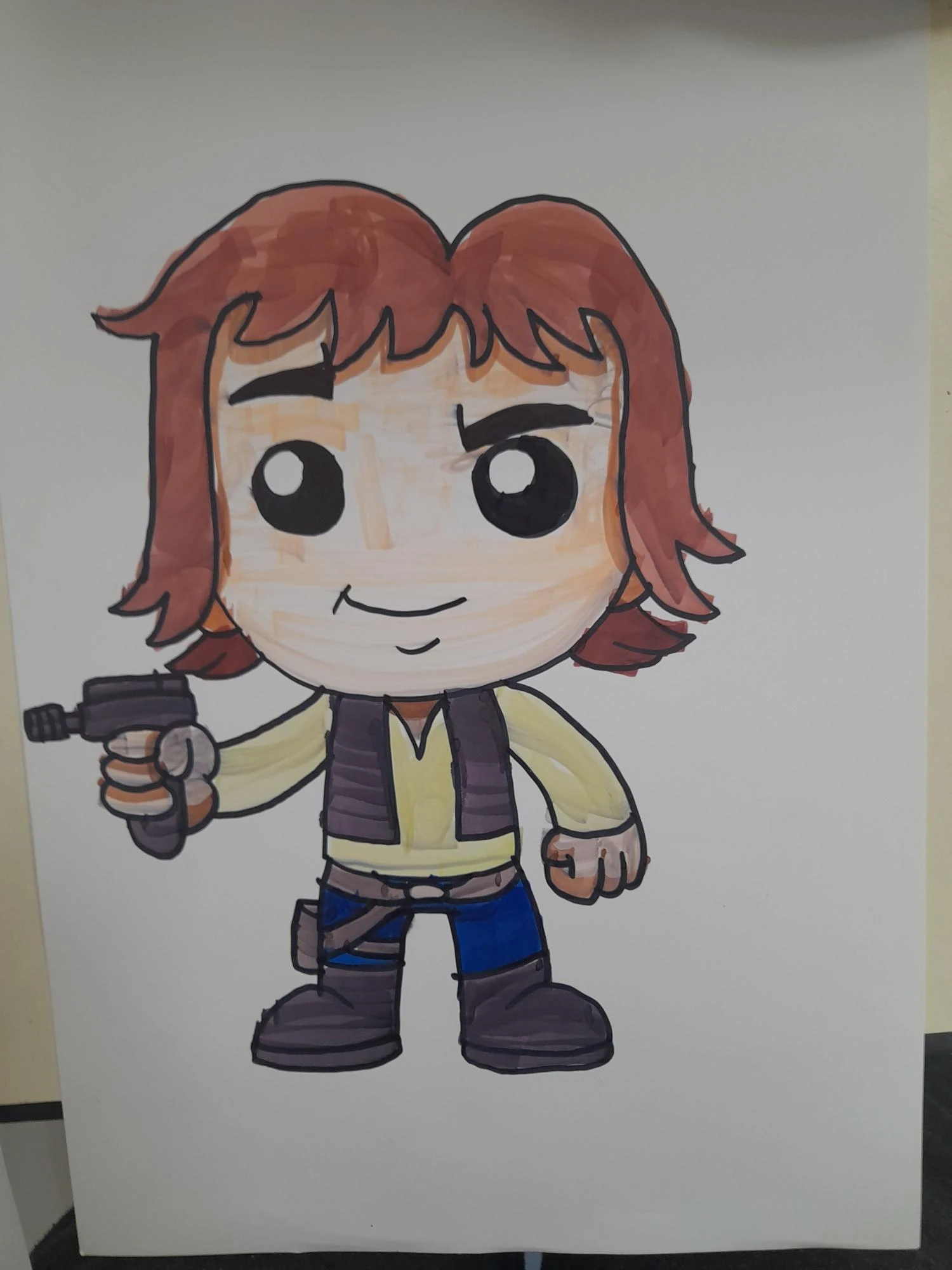 My drawing of Han Solo | Fandom