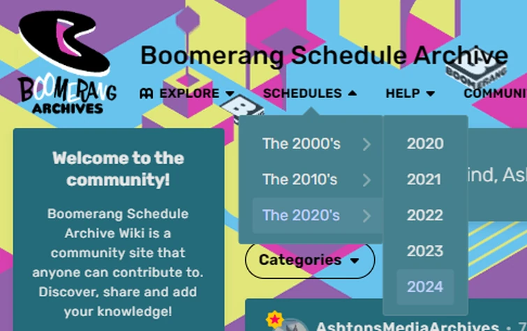 Discuss Everything About Boomerang Schedule Archive Wiki | Fandom