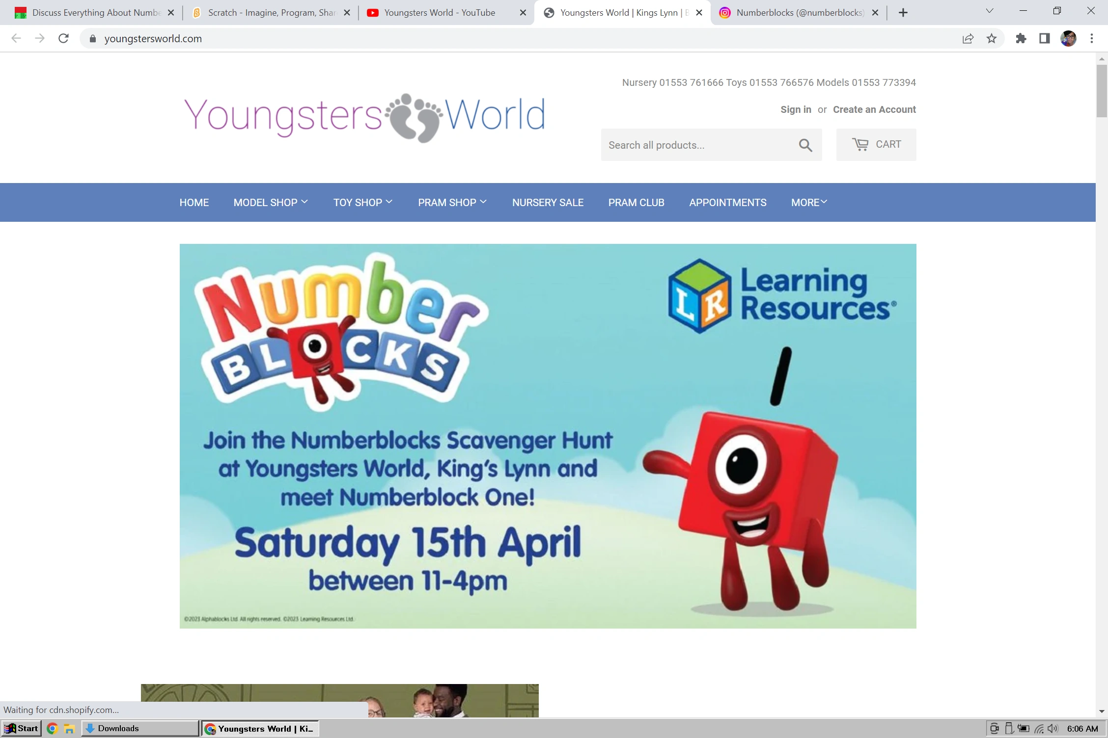 I found out about this Numberblock scavenger hunting event on Instagram ...