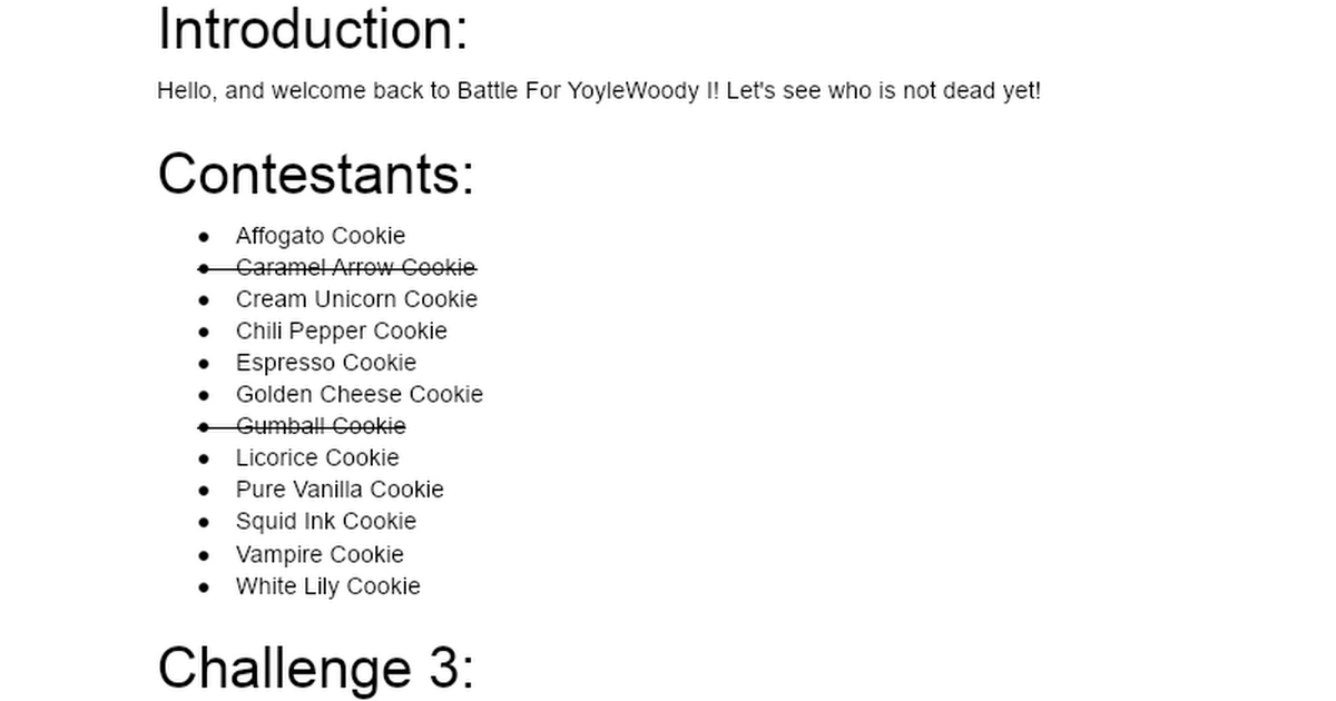 Battle For YoyleWoody I | Episode 3a | Fandom