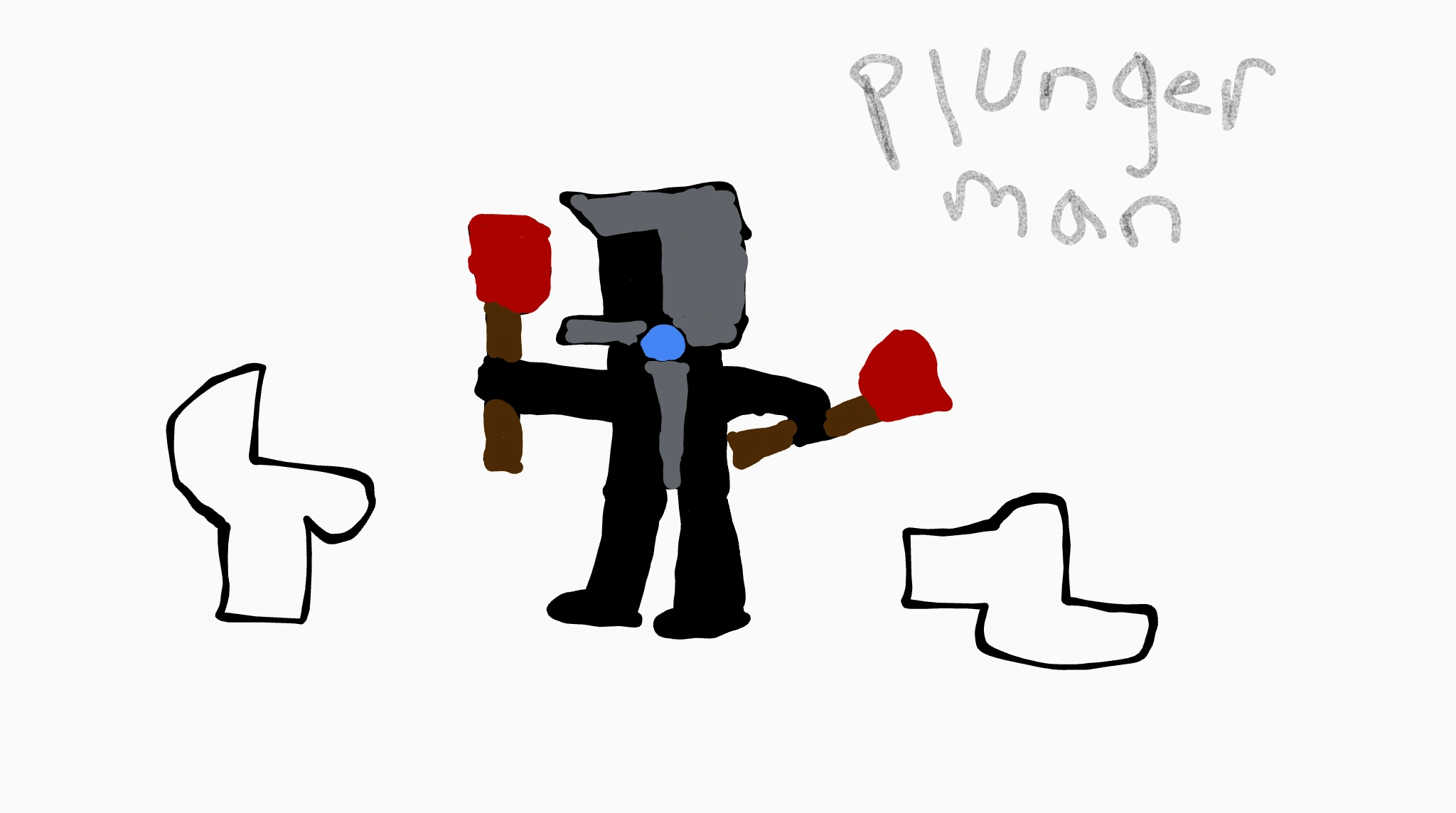 i drew plunger man | Fandom