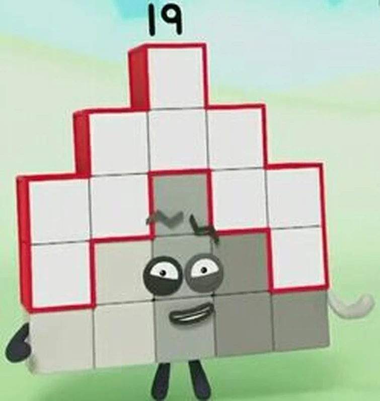 I just noticed that Courage the Cowardly Dog, and Numberblock 19 are ...