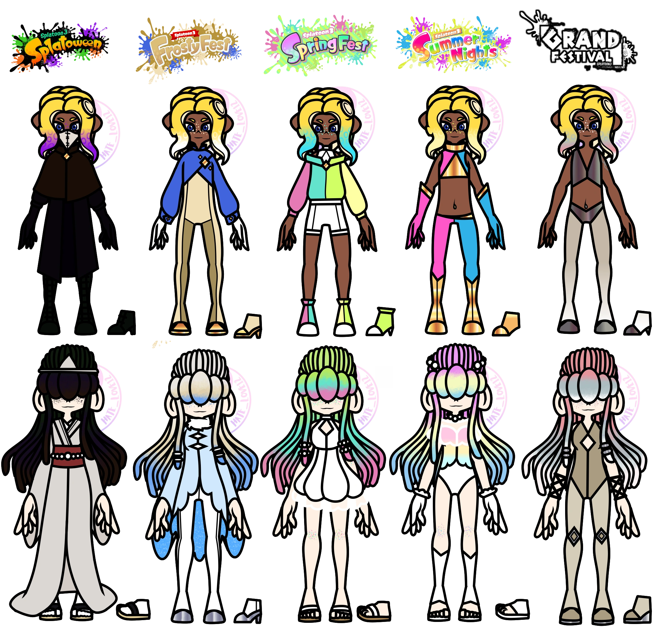 Ultraluminous and JASMINE's Splatfest Designs! | Fandom
