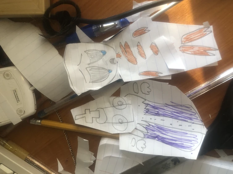 Made 2 more paper dolls because I got bored | Fandom