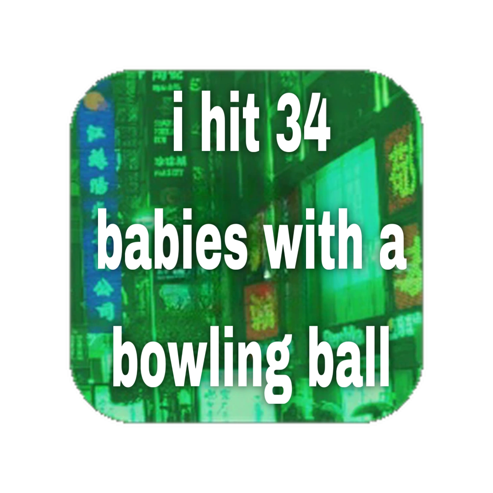 I have the nico’s nextbots font in my editing software so i can do this ...