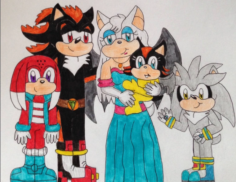 Shadow and his Family. (Art by Dragonpriness) | Fandom