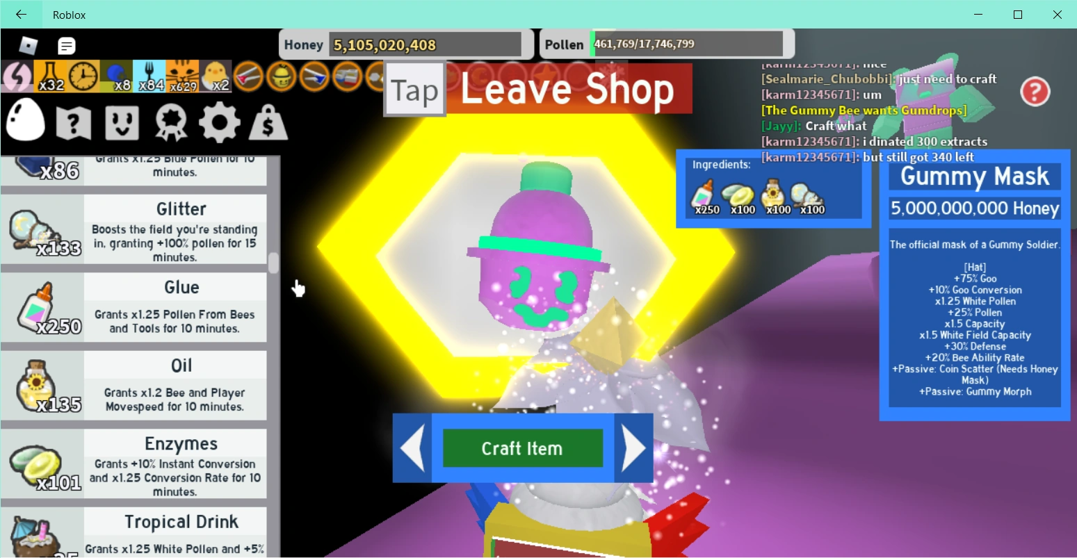 Gummy Mask obtained! | Fandom