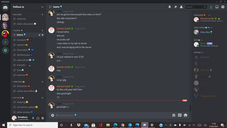Haikyuu discord server | Fandom