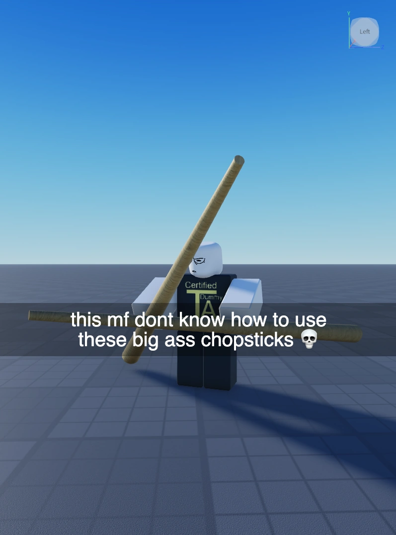 comically large chopsticks | Fandom