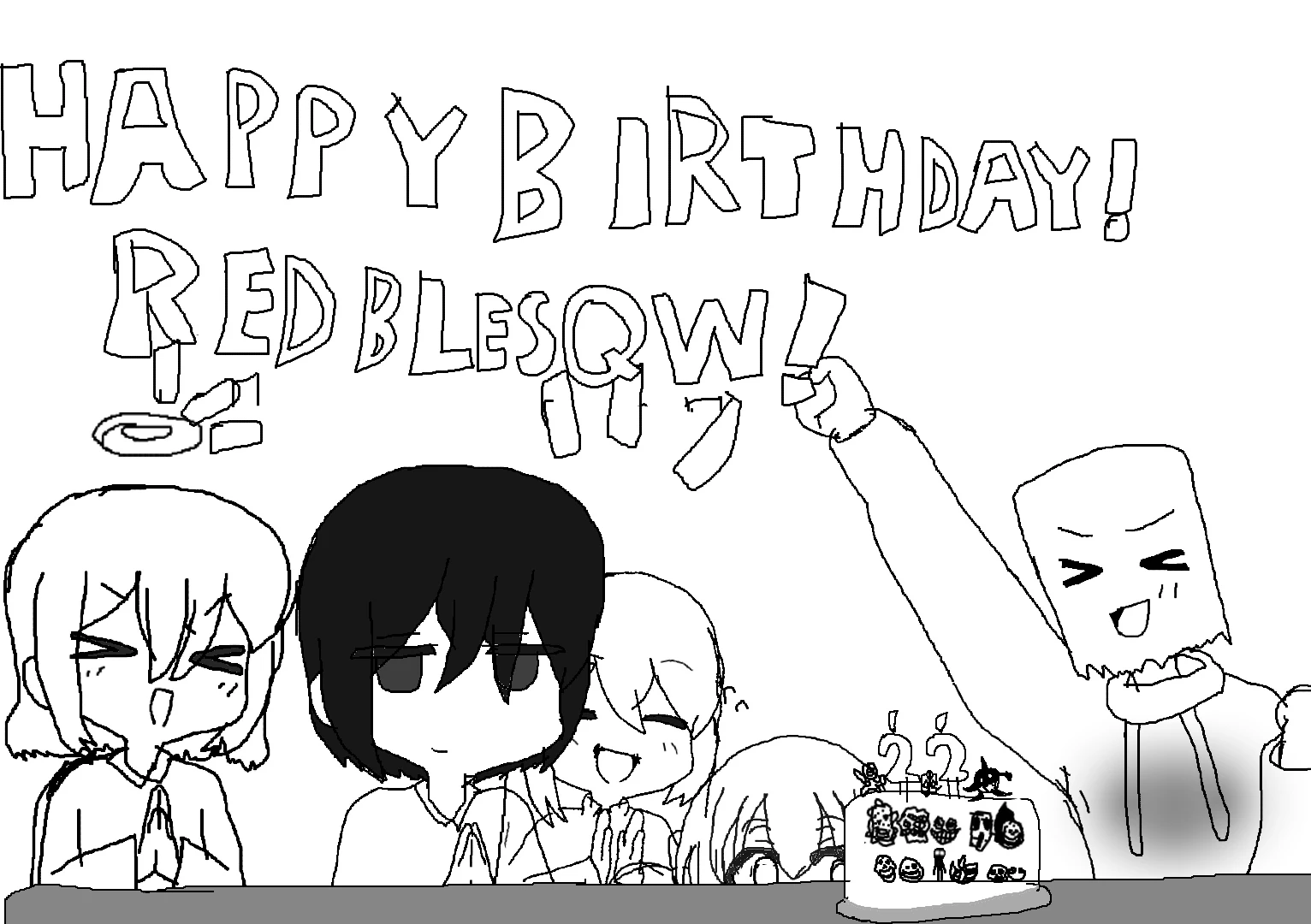 I know it is too late, but Happy birthday RediblesQW! | Fandom