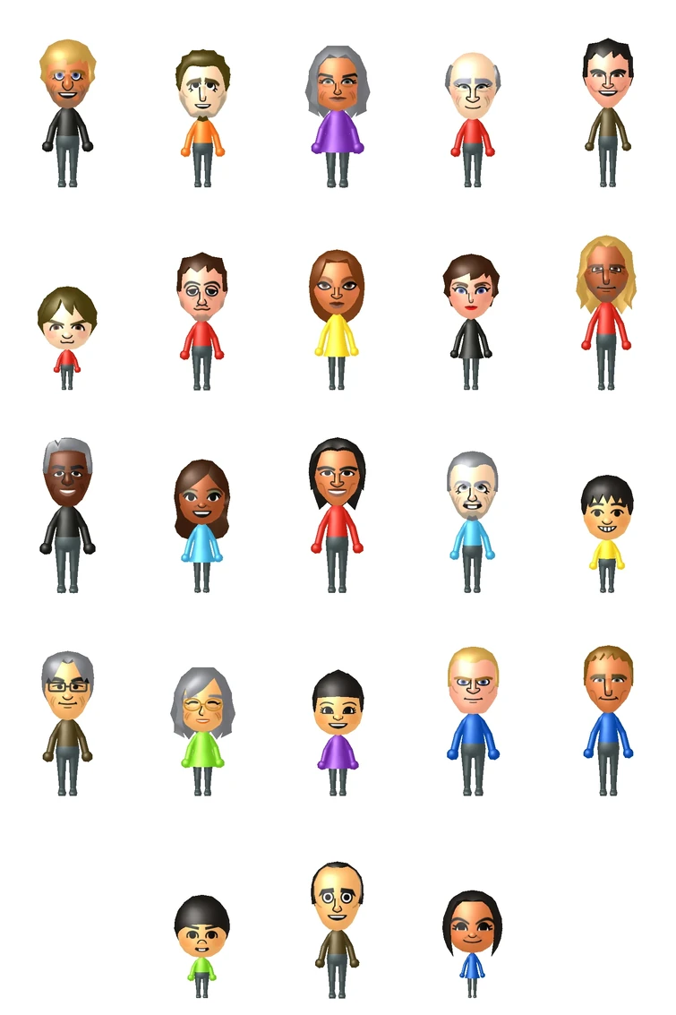 Which Beginner Mii do you Hate? And which Beginner Mii do you like ...