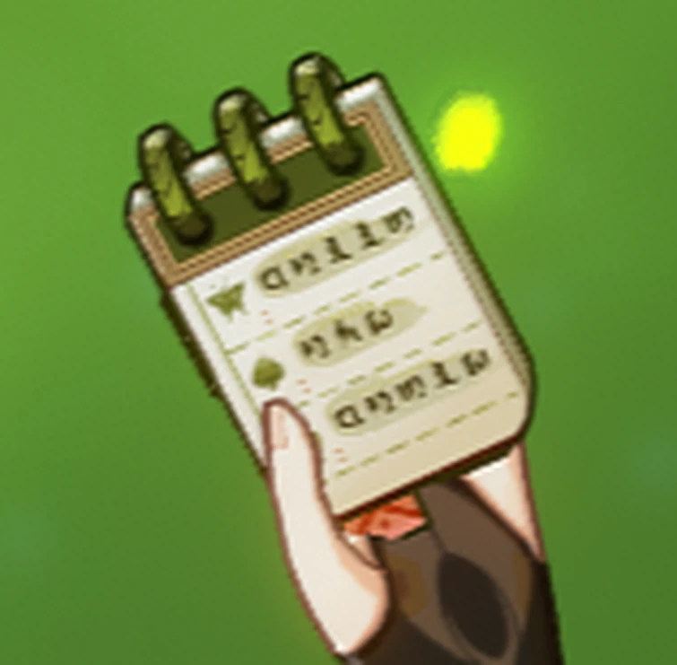 What does Collei's notepad say? | Fandom