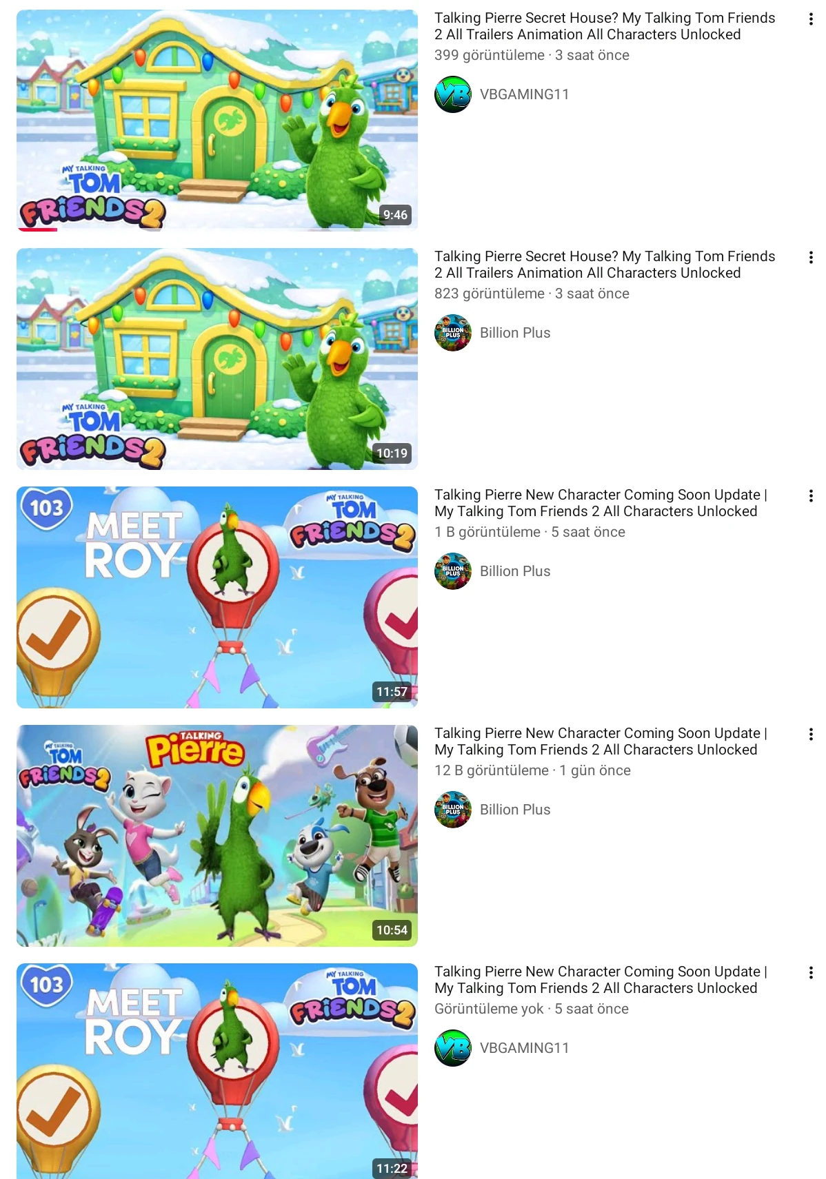 After Ginger, Pierre's fake MTTF2 videos are slowly starting to appear ...