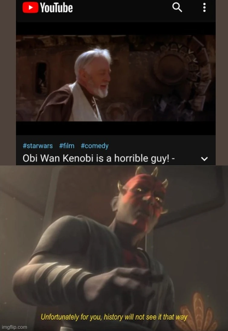 Unfortunately for you, history will not see it that way. | Fandom