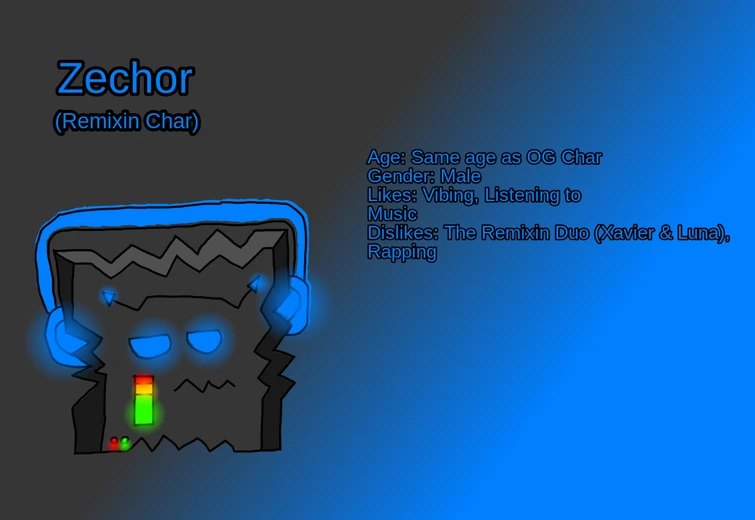 I just finished Remixin Char Reference Sheet without knowing anything of OG Char | Fandom