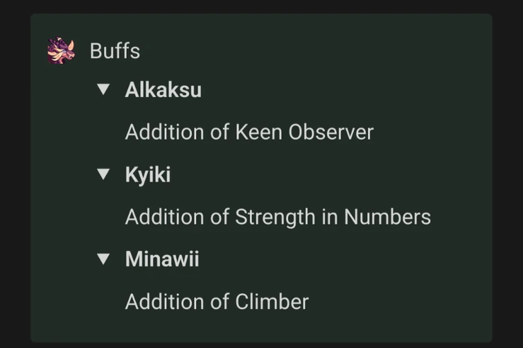 stat changes | Fandom