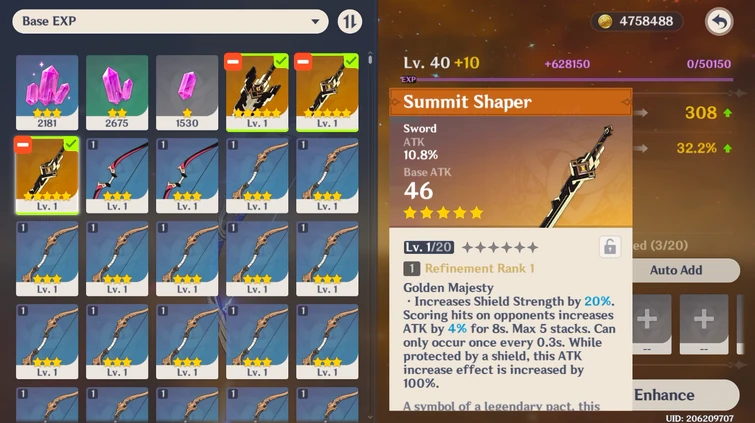 sacrificed three five star weapons. felt good | Fandom