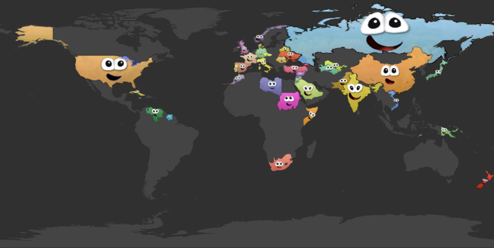 Stack the countries world map i made back in june | Fandom