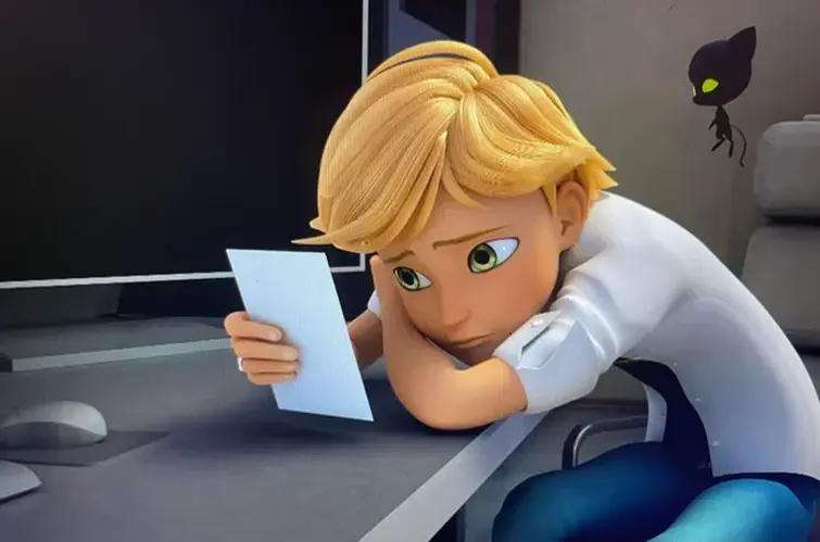 What picture is adrien looking at that made him sad? (WAO) | Fandom