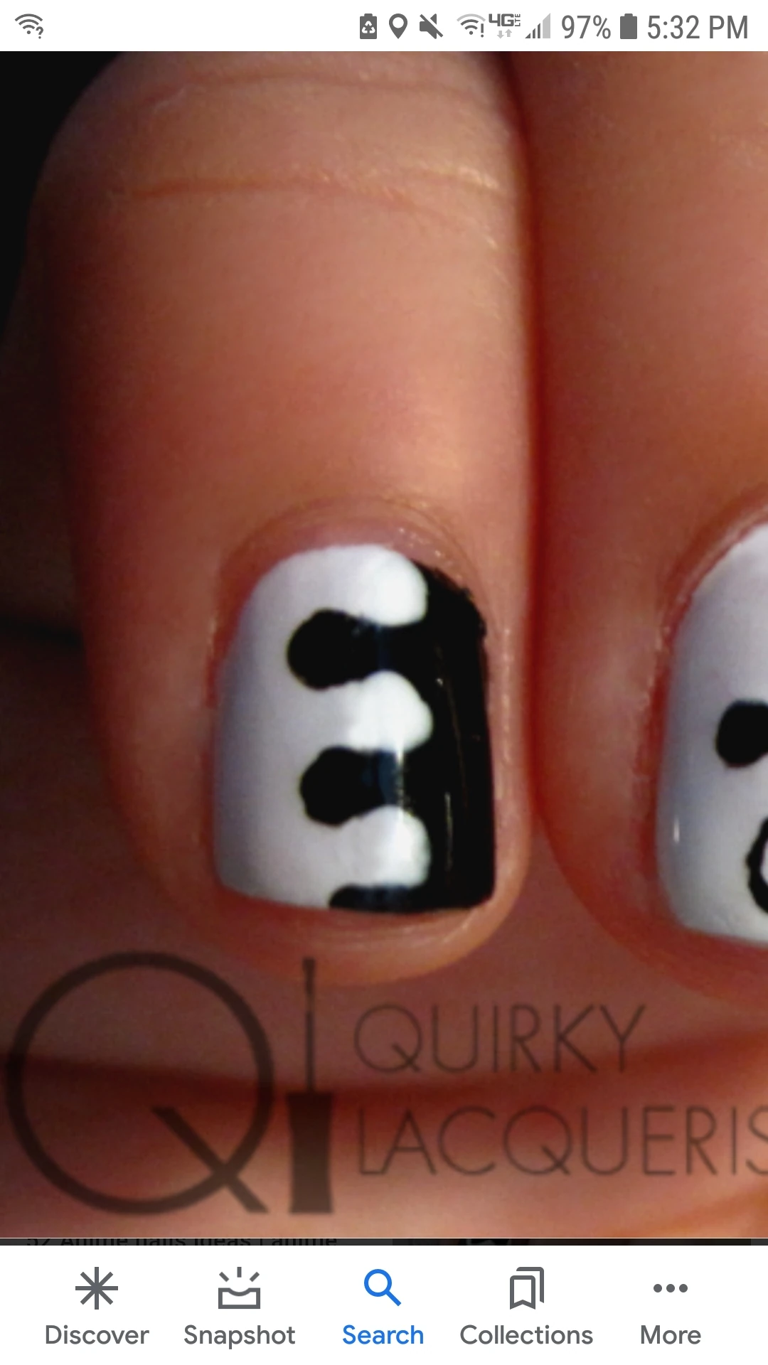 The Nail design from my story time- | Fandom