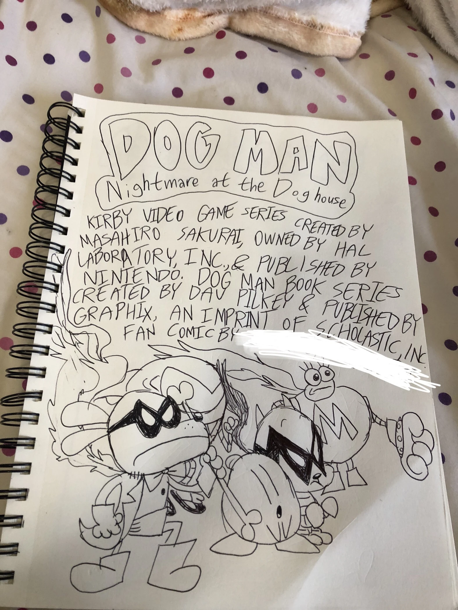 I'm making a Dog Man-Kirby crossover fan comic | Fandom