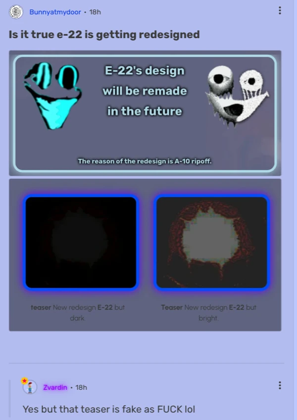 e-22 is still getting redesigned! | Fandom
