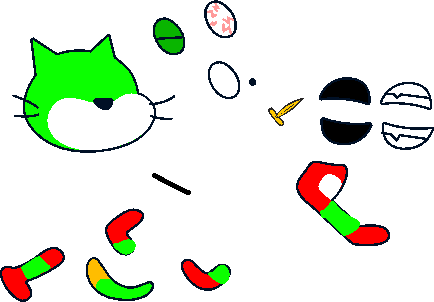 Gnarpy Scratch cat sprite sheet | Fandom