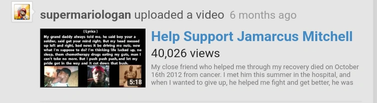 I need help putting this photo on Help Support Jamarcus Mitchell | Fandom