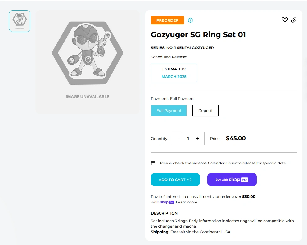 Gozyuger toys already up for pre-order | Fandom