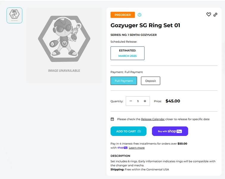 Gozyuger toys already up for pre-order | Fandom