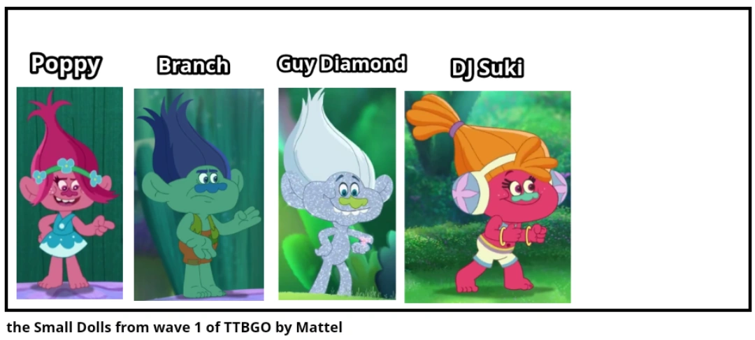 the Small Dolls from wave 1 of TTBGO by Mattel are: | Fandom