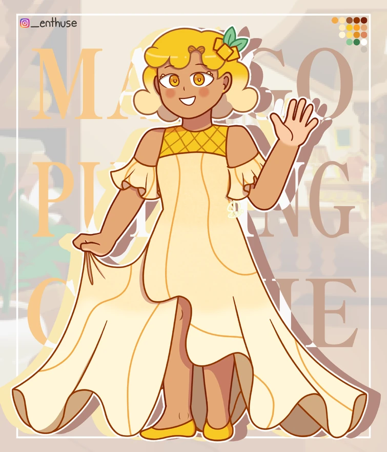 🥭Mango Pudding Cookie... but human! 🍮 | Fandom