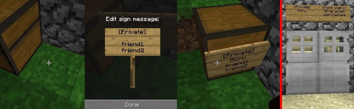 Lock Signs | Cfzcraft Wiki | Fandom