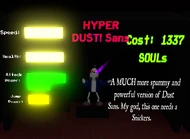 Hyper Dust Sans (Undertale Fighting Arena 2) | TheCh1knLord's Game ...