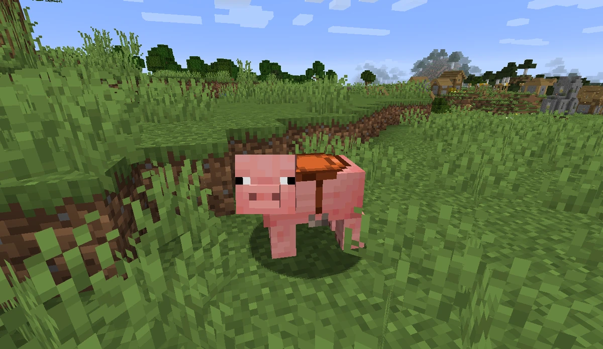 Saddled Pig (Minecraft) | Chairs in Video Games Wiki | Fandom