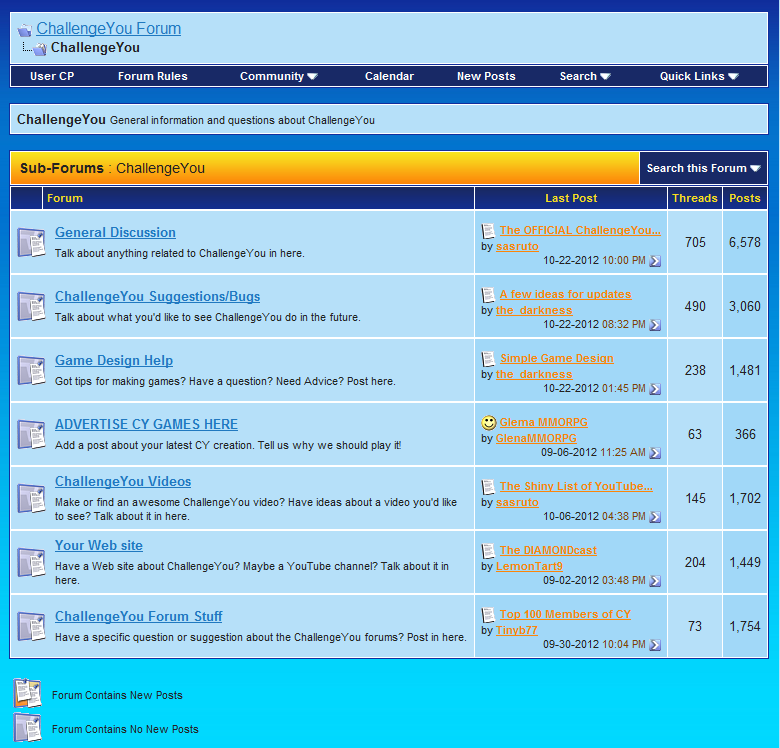 ChallengeYou Forum | ChallengeYou Wiki | Fandom