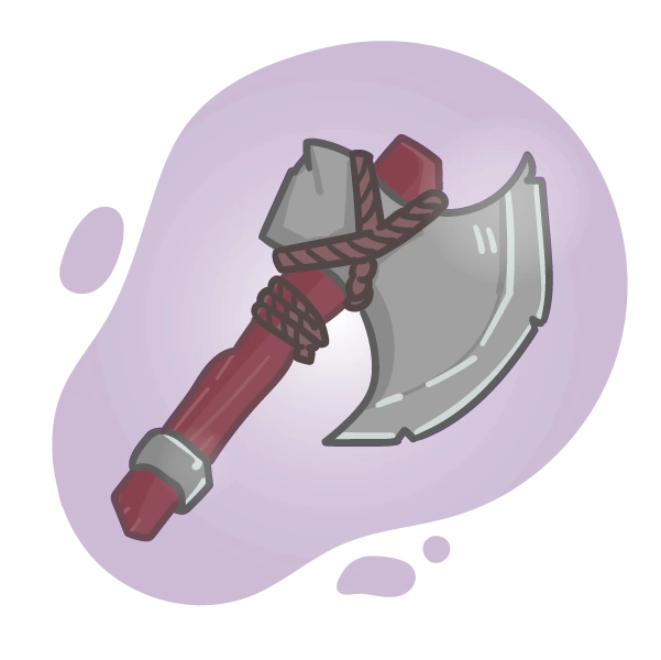 Uncommon Cursed Axe | $CHAMPZ Wiki | Fandom